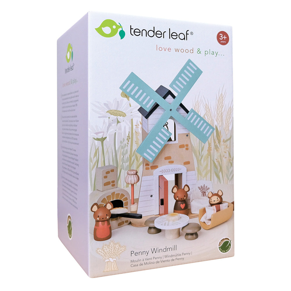 Moara de vant a lui Penny, din lemn premium - Penny Windmill - TL8380 ...